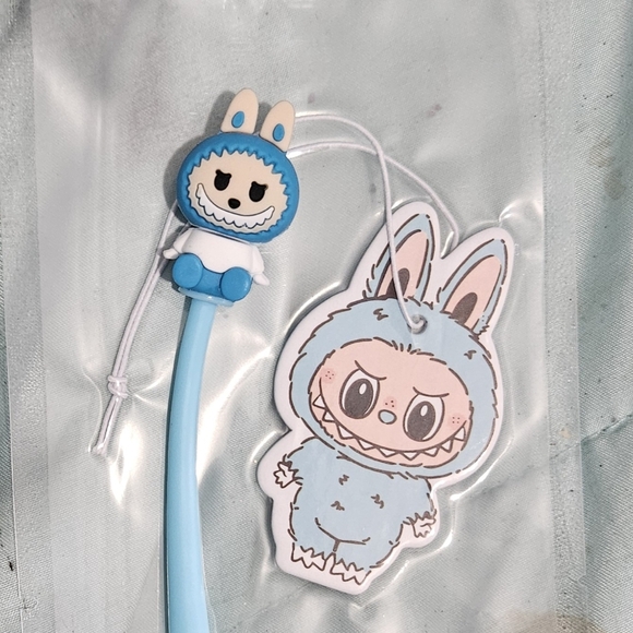 Labubu | Office | Labubu Bendable Ink Pen Matching Air Freshener | Poshmark